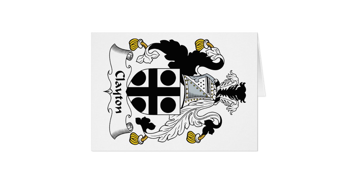 Clayton Family Crest | Zazzle
