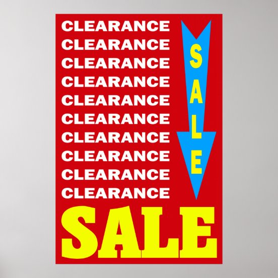 Clearance Posters & Prints | Zazzle UK