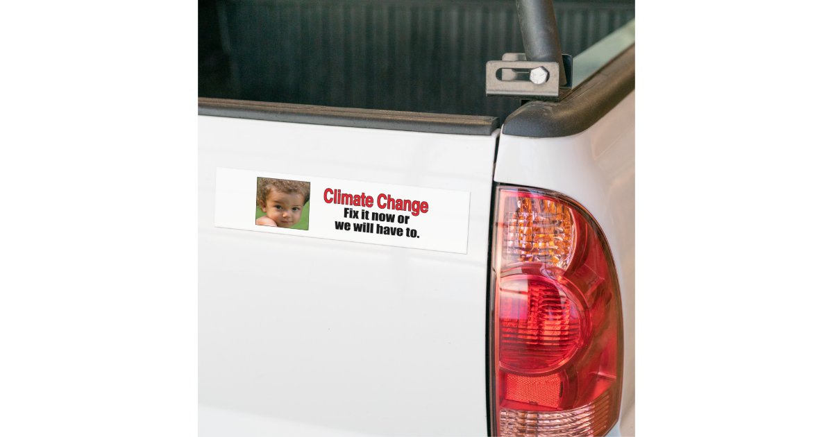 Climate Change Bumper Sticker | Zazzle