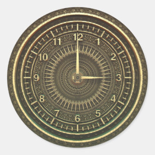 Clock Face Stickers & Labels | Zazzle UK