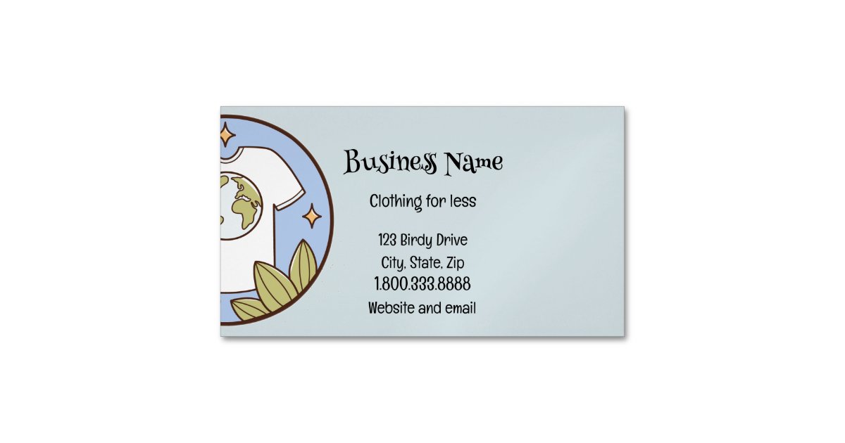 Clothing Consignment Second-hand Thrift Store Busi Magnetic Business ...