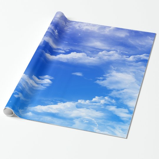 Clouds Wrapping Paper | Zazzle.co.uk