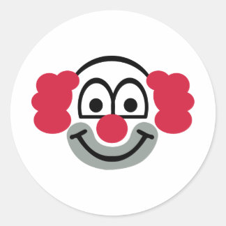 Clown Face Stickers | Zazzle.co.uk