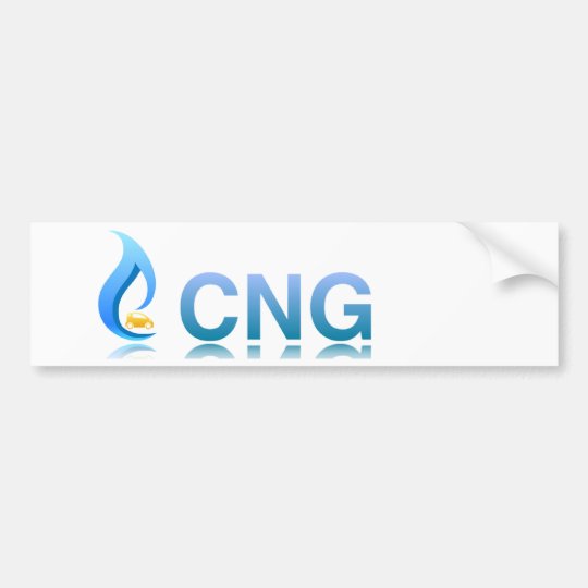 CNG Compressed Natural Gas Vehicle Sticker | Zazzle.co.uk