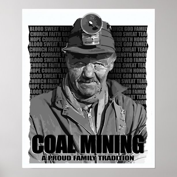 Coal Mining Posters & Prints | Zazzle UK