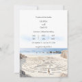 Coastal Beachside Labyrinth By The Ocean Wedding Invitation | Zazzle