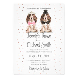 Dog Wedding Invitations | Zazzle.co.uk