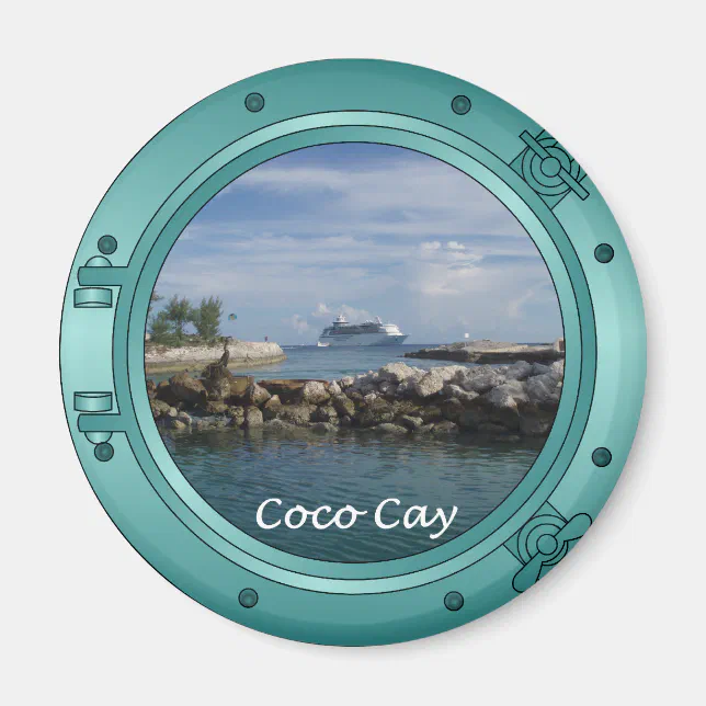 Coco Cay, Bahamas Magnet | Zazzle