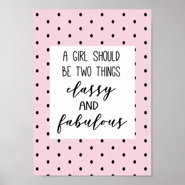 Girly Posters & Prints | Zazzle UK