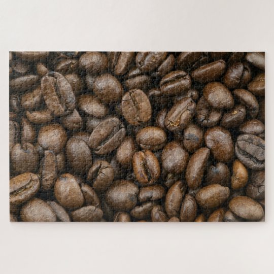 Coffee beans jigsaw puzzle | Zazzle.co.uk