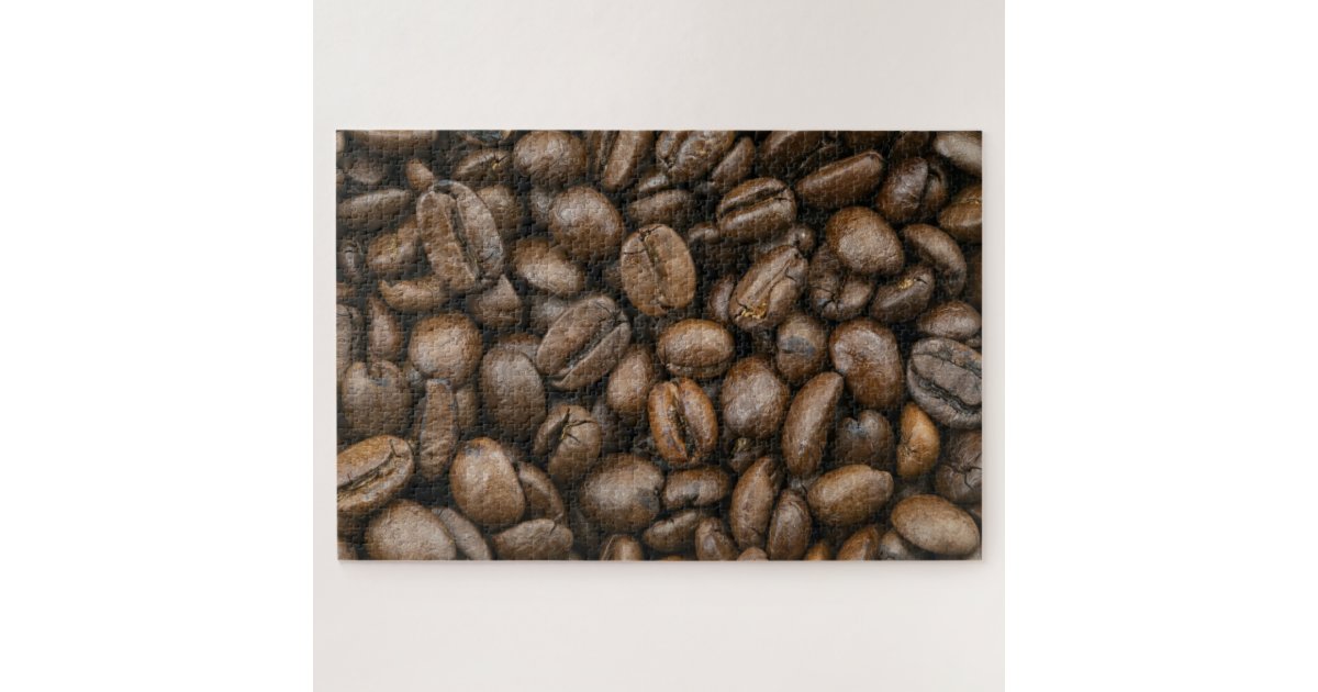 Coffee beans jigsaw puzzle | Zazzle.co.uk