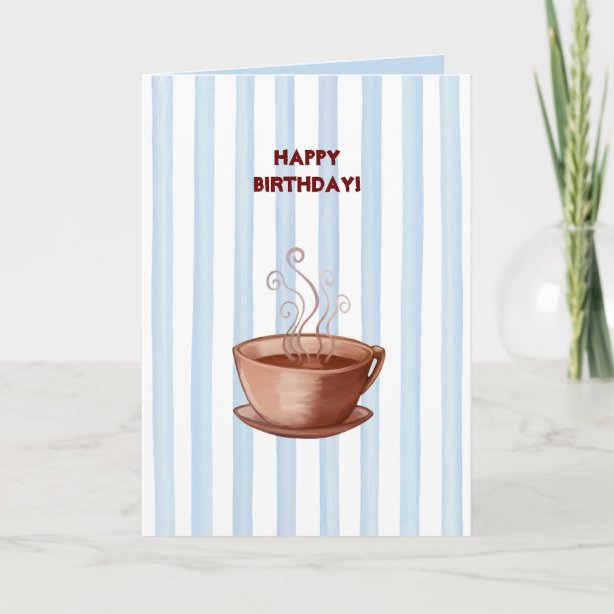 Coffee Birthday Cards | Zazzle UK
