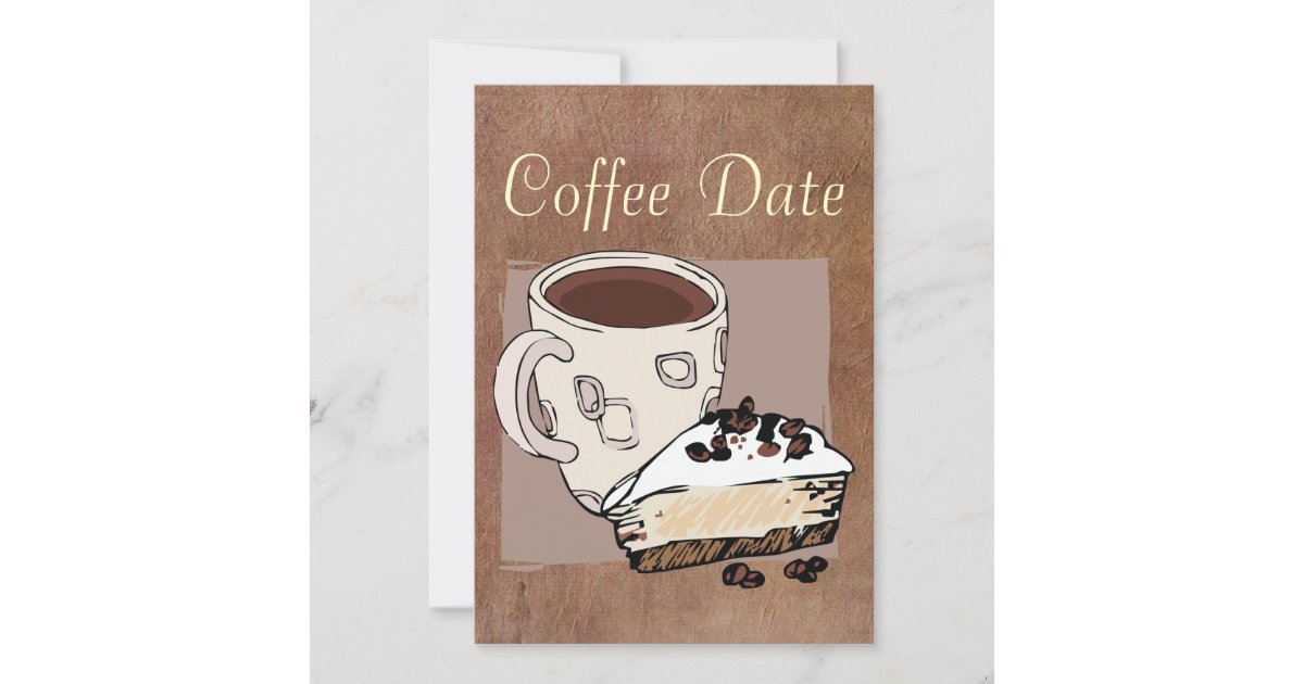 Coffee Date Invitation | Zazzle