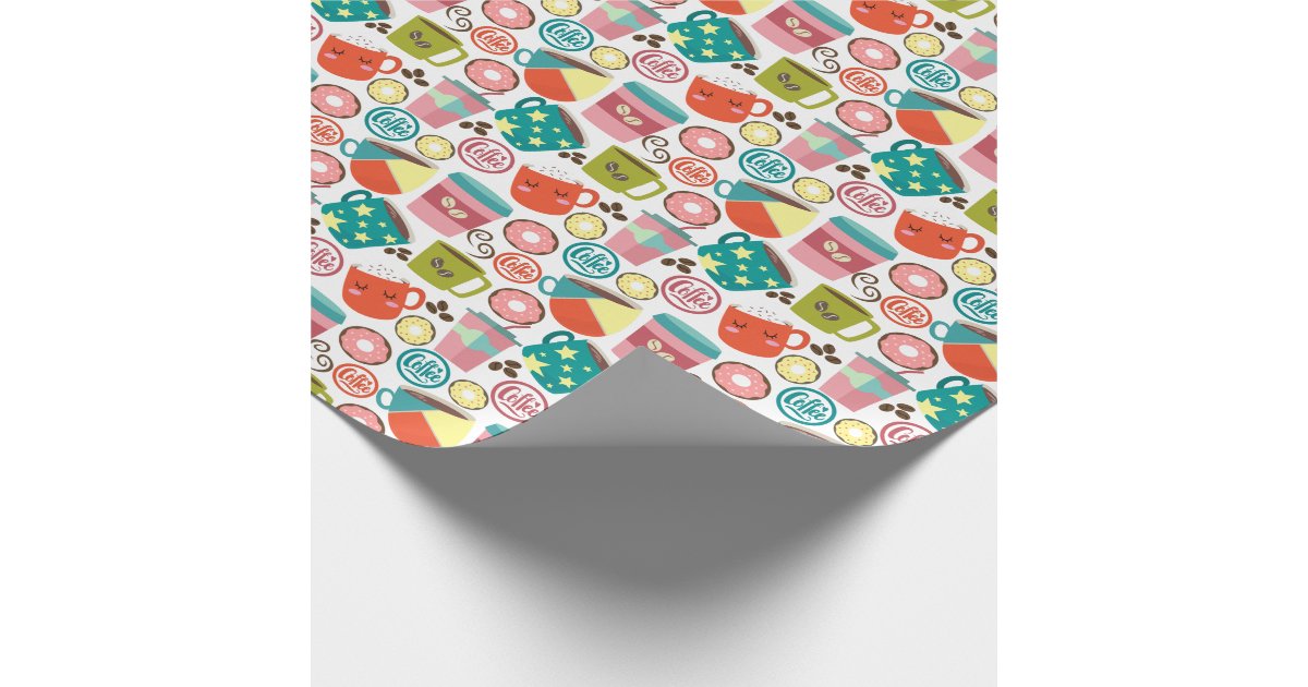 Coffee Latte Wrapping Paper | Zazzle
