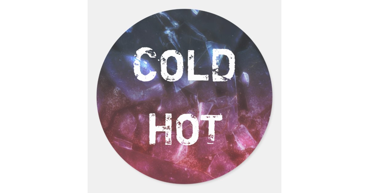 Cold & Hot - Sticker | Zazzle