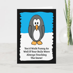 Funny Penguin Cards | Zazzle UK