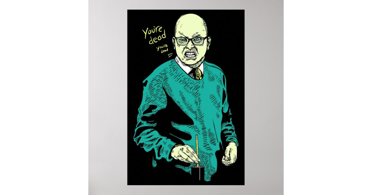 Colin Robinson Energy Vampire Poster | Zazzle