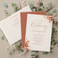 Autumn Fall Rustic Floral Script Wedding Save The Date | Zazzle
