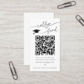 College Fund QR Code Sign Business Card | Zazzle