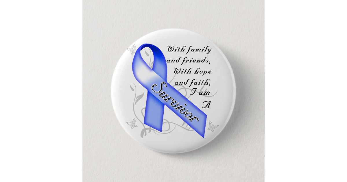 Colon Cancer Survivor 6 Cm Round Badge | Zazzle