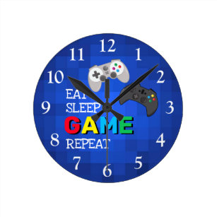 Gamer Wall Clocks | Zazzle UK