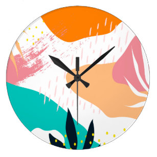 Memphis Wall Clocks | Zazzle UK