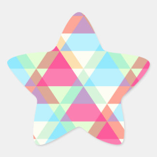 Geometric Patterns Colour Stickers | Zazzle.co.uk