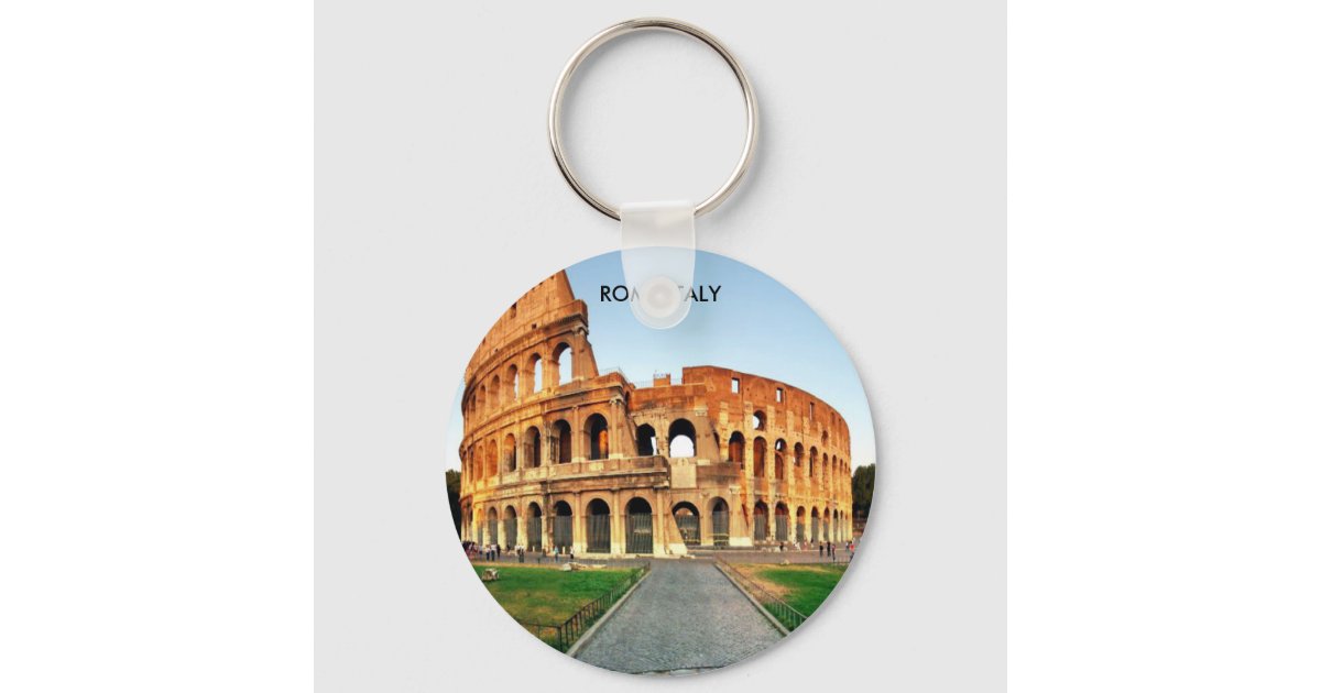 COLOSSEUM, ROME ITALY KEY RING | Zazzle