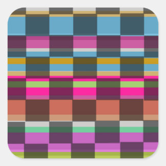 Geometric Patterns Colour Stickers | Zazzle.co.uk