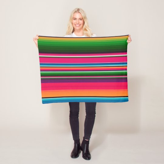 Colourful Mexican Blanket Rainbow Spanish Blanket | Zazzle.co.uk