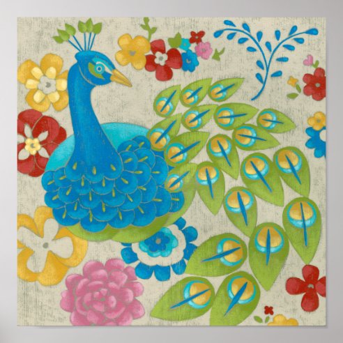 Peacock Posters & Prints | Zazzle UK