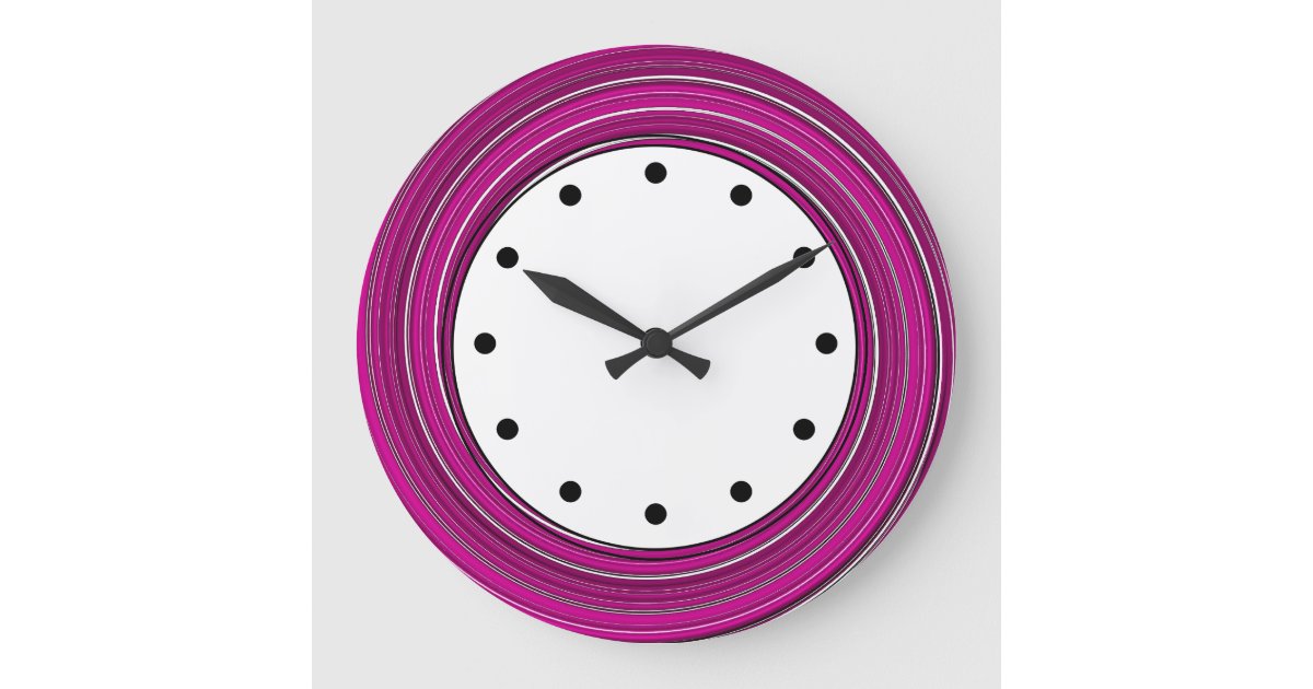 Colourful Wall Clocks | Zazzle