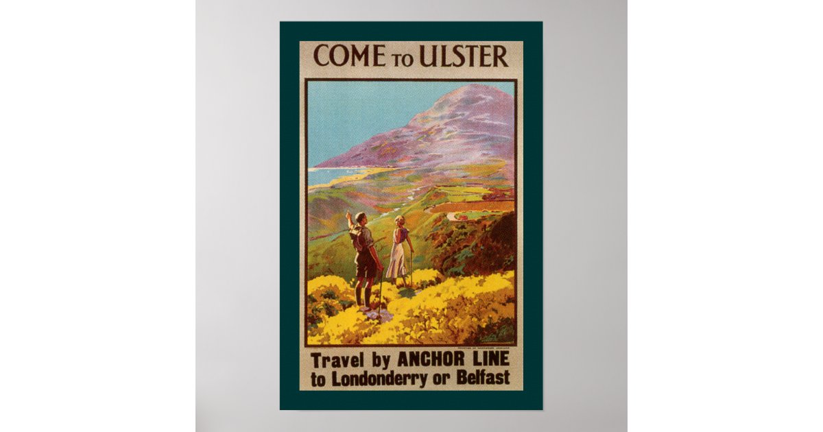 Come to Ulster (border) Poster | Zazzle