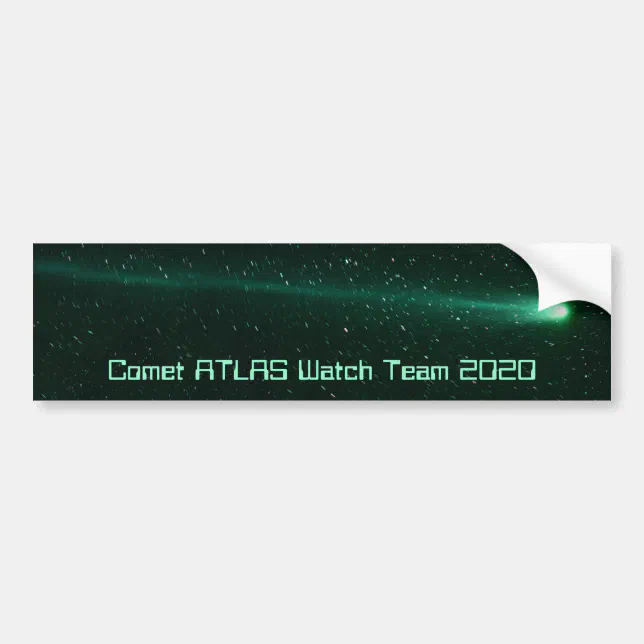 Comet ATLAS 2020 Bumper Sticker | Zazzle