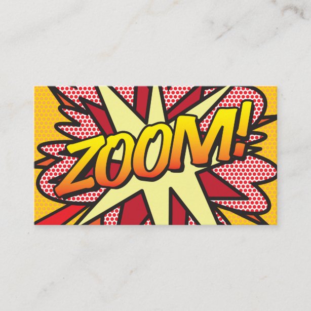 Comic Book Business Cards | Zazzle UK