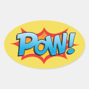 Pow Stickers & Labels | Zazzle UK