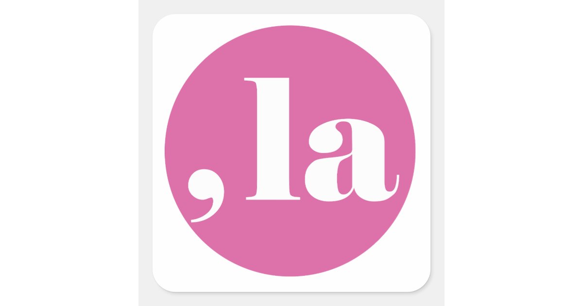 Comma la, Kamala Harris. Square Sticker | Zazzle