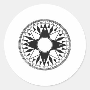 Compass Stickers & Labels | Zazzle UK