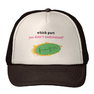 Math Hats & Math Trucker Hat Designs | Zazzle.co.uk