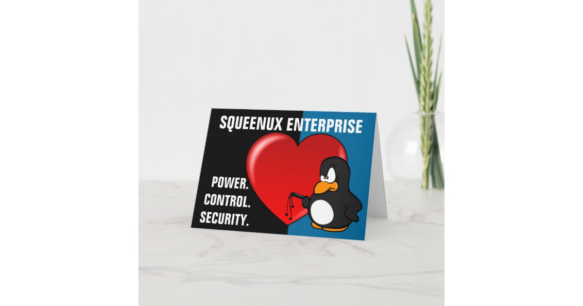 Computer Geek Valentine: Be Secure in Your Love Holiday Card | Zazzle