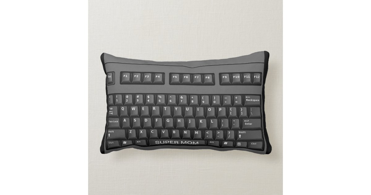 Computer Keyboard Lumbar Pillow | Zazzle.co.uk