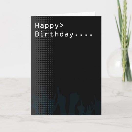 Computer screen Party theme Happy Birthday Card | Zazzle.co.uk