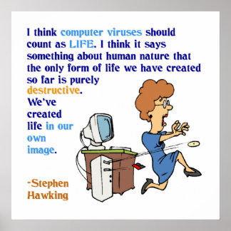 Computer Virus Posters | Zazzle.co.uk