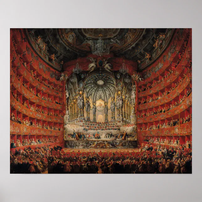 Concert given by Cardinal de La Rochefoucauld Poster | Zazzle