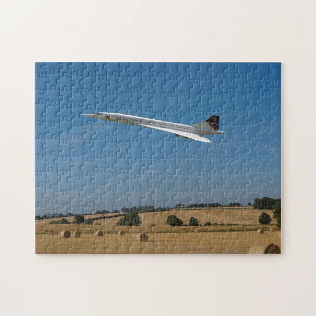 Concorde at Harvest Time Jigsaw Puzzle | Zazzle