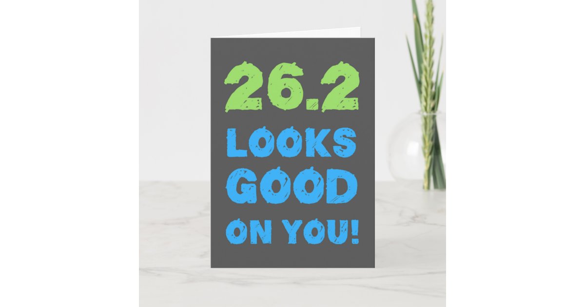 Congrats on Completing a Marathon Greeting Card | Zazzle