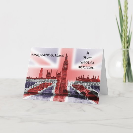 Congratulations! A new British Citizen Card | Zazzle.co.uk