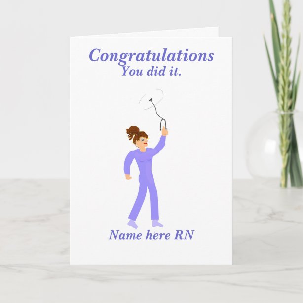 Nurse Congratulations Cards | Zazzle.co.uk