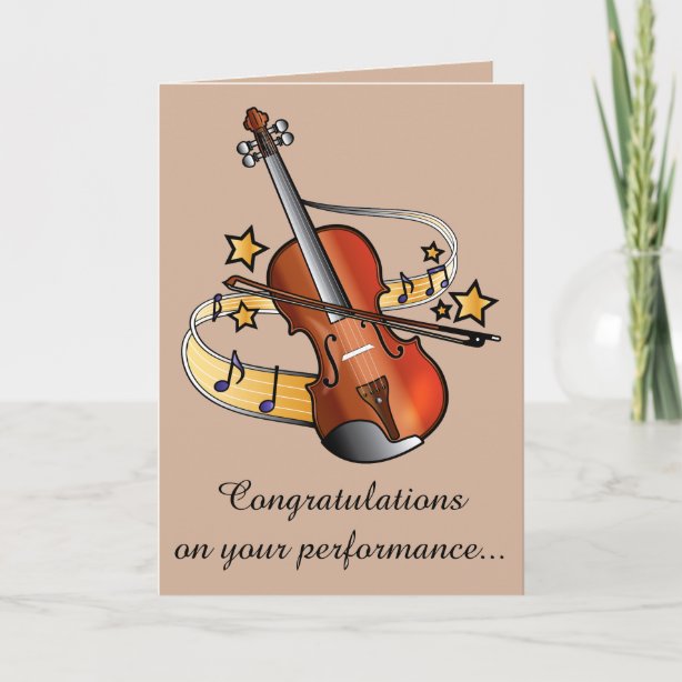 Music Congratulations Cards | Zazzle.co.uk