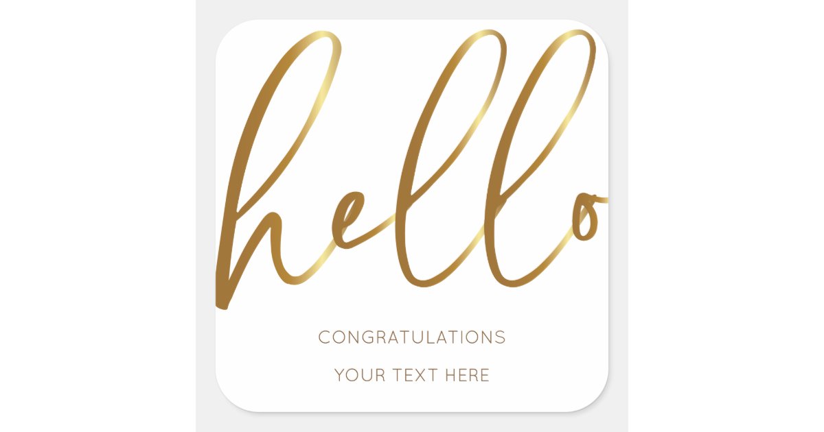 Congratulations Sticker | Zazzle